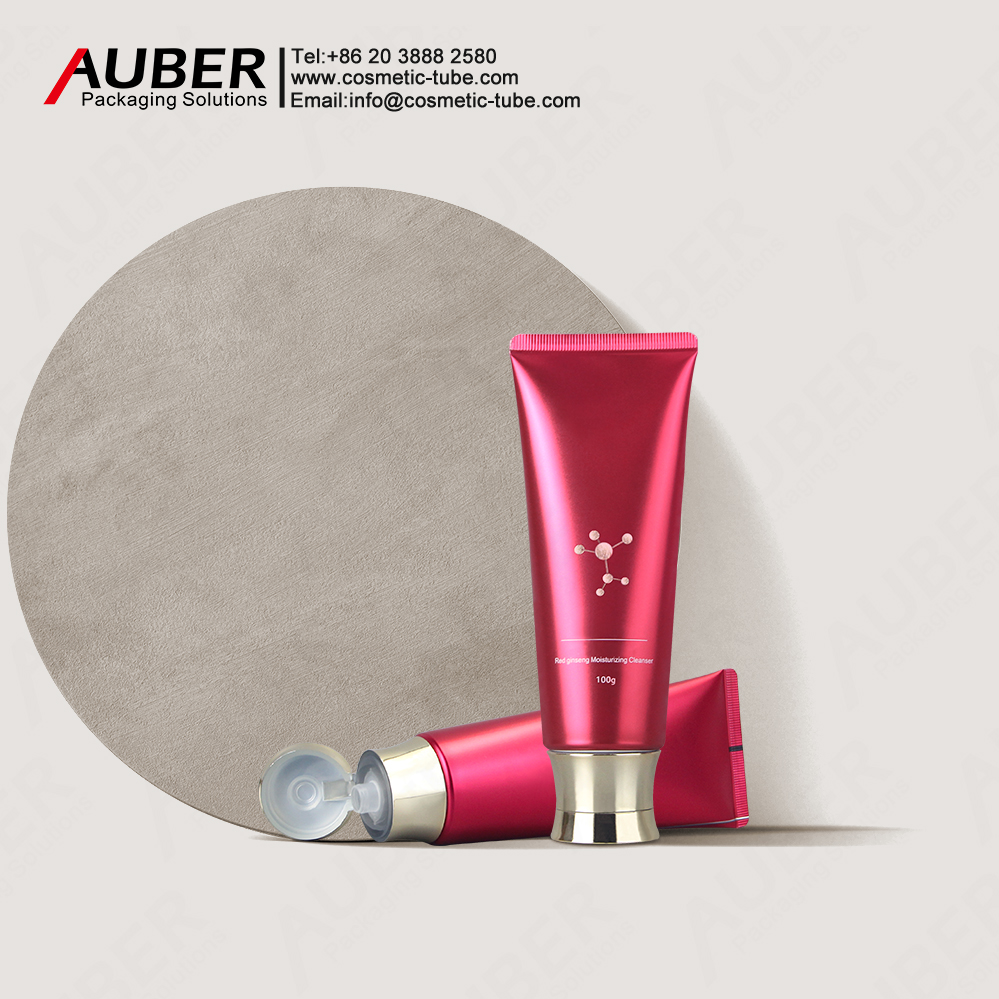 hand cream in aluminum tube , luxury , metalized effect - Auber ...