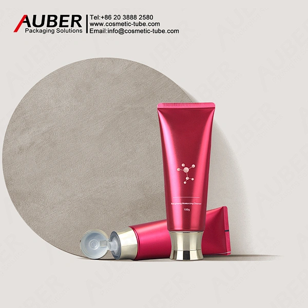 hand cream in aluminum tube , luxury , metalized effect - Auber ...